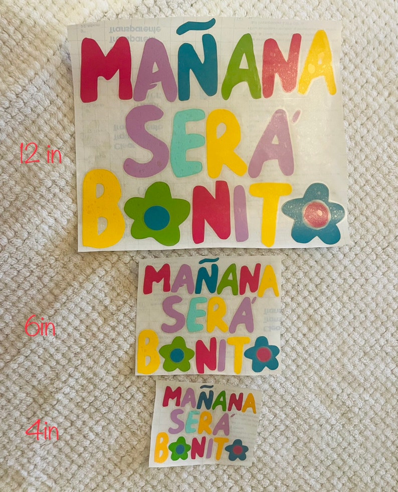 Mañana Será Bonito Car Decal: Karol G Merch, 4in Sticker - Etsy