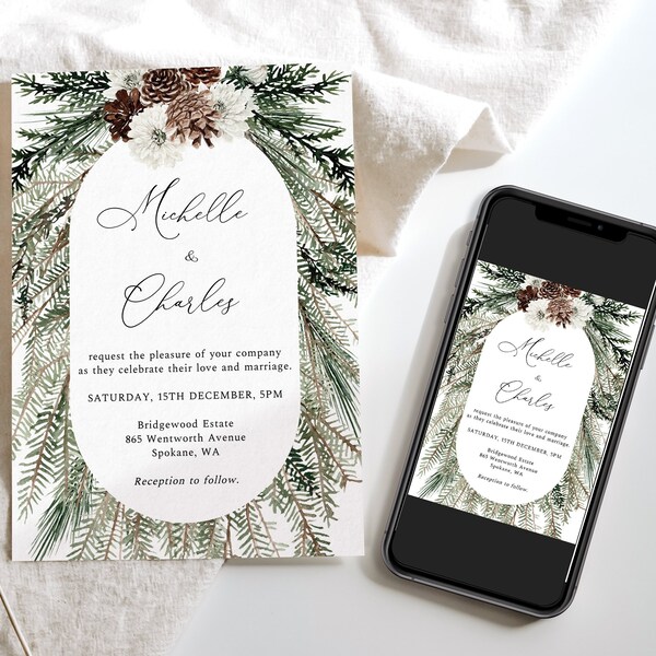 Tree Wedding Invite - Etsy