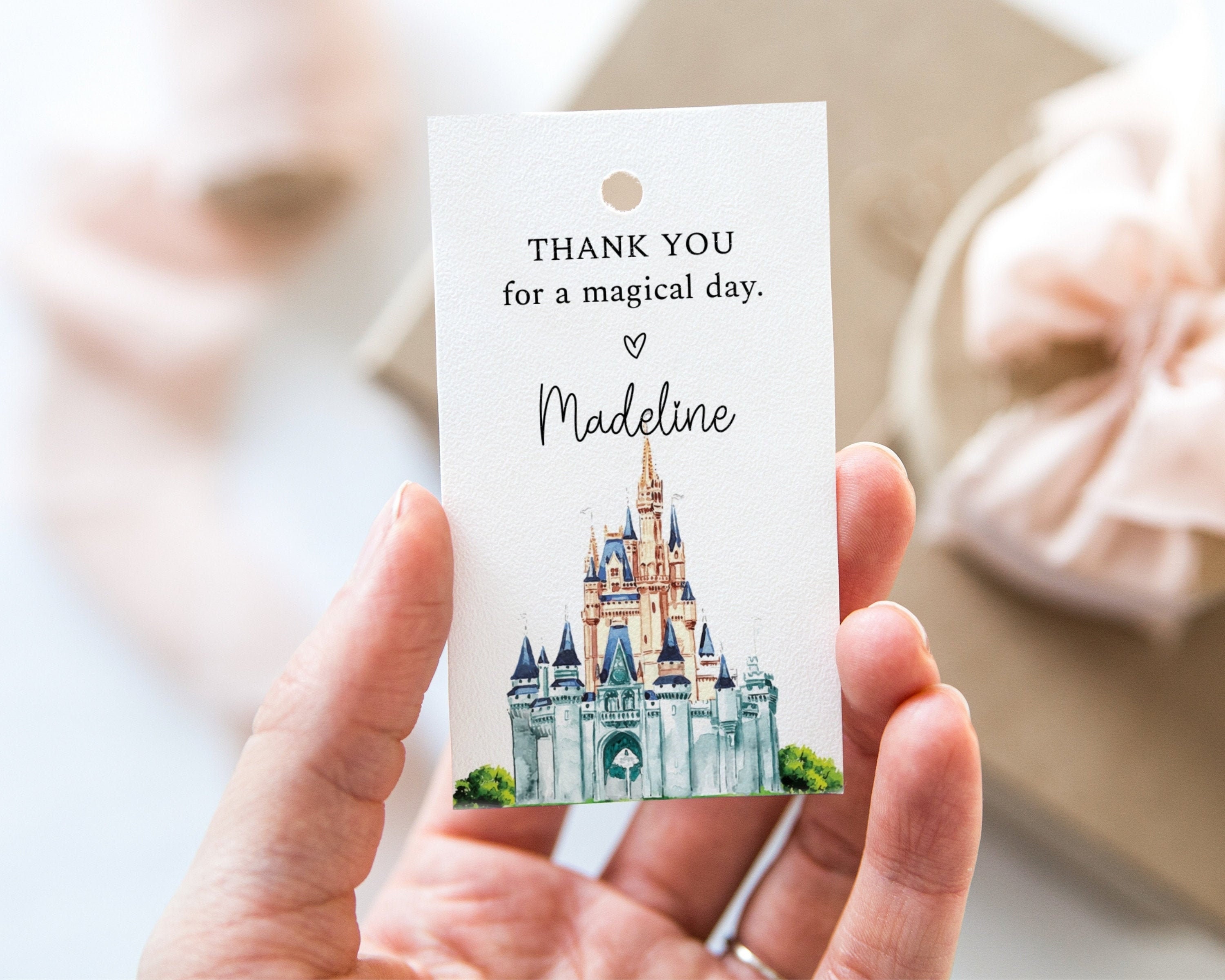 Princess Thank You Tag Thank You for A Magical Day Printable | Etsy
