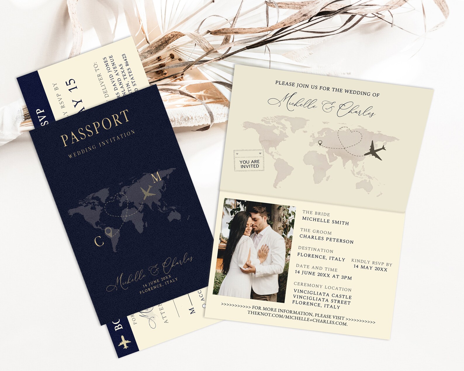 Passport Wedding Invitation Destination Wedding Passport - Etsy