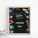 Back to the 80s Custom Sign, Retro Birthday Party Sign, Printable ...