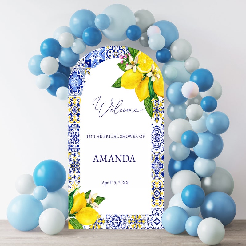 Lemon Template Backdrop - Etsy