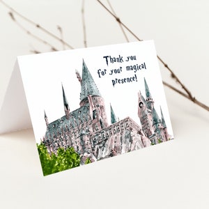 Wizard Thank You Card Thank You Cards Baby Shower Unique - Etsy