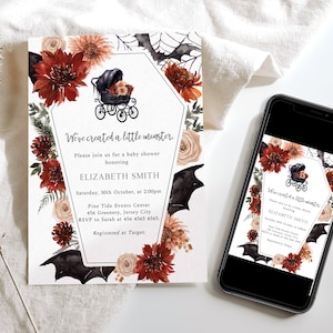 We've Created a Monster Baby Shower, Halloween Boy Baby Shower ...