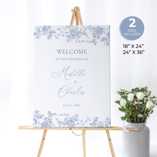 Blue Wedding Sign - Etsy