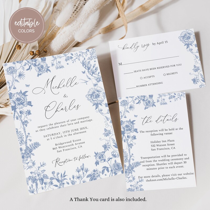French Invitation - Etsy