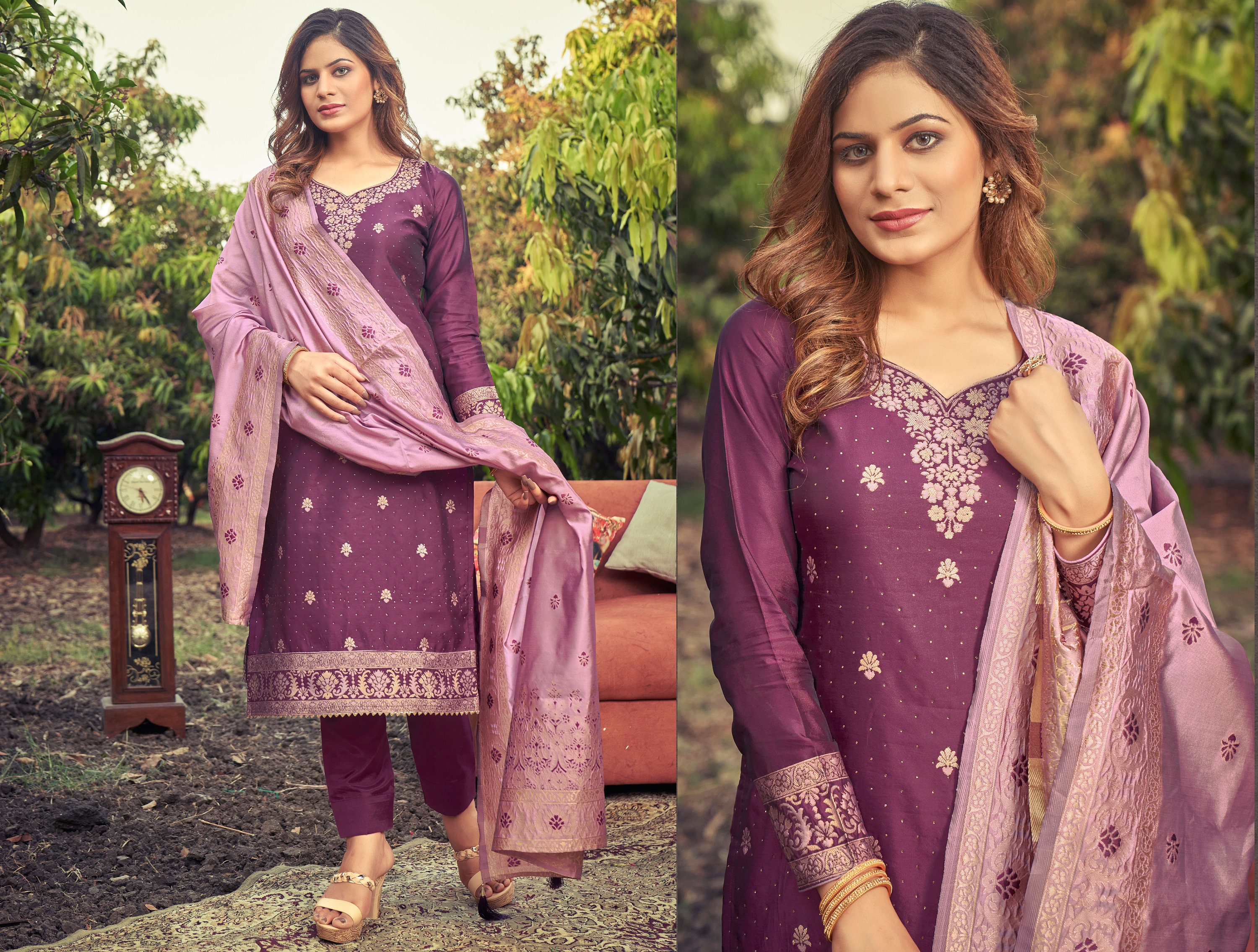 Salwar Suit Back Designs