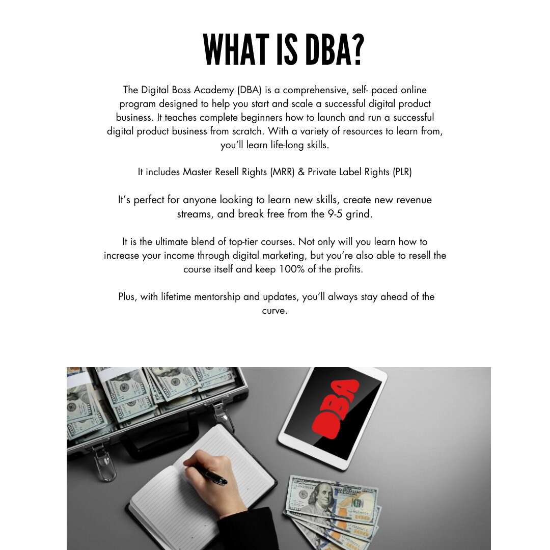 Digital Boss Academy: Ultimate Digital Marketing and PLR &MRR Community ...