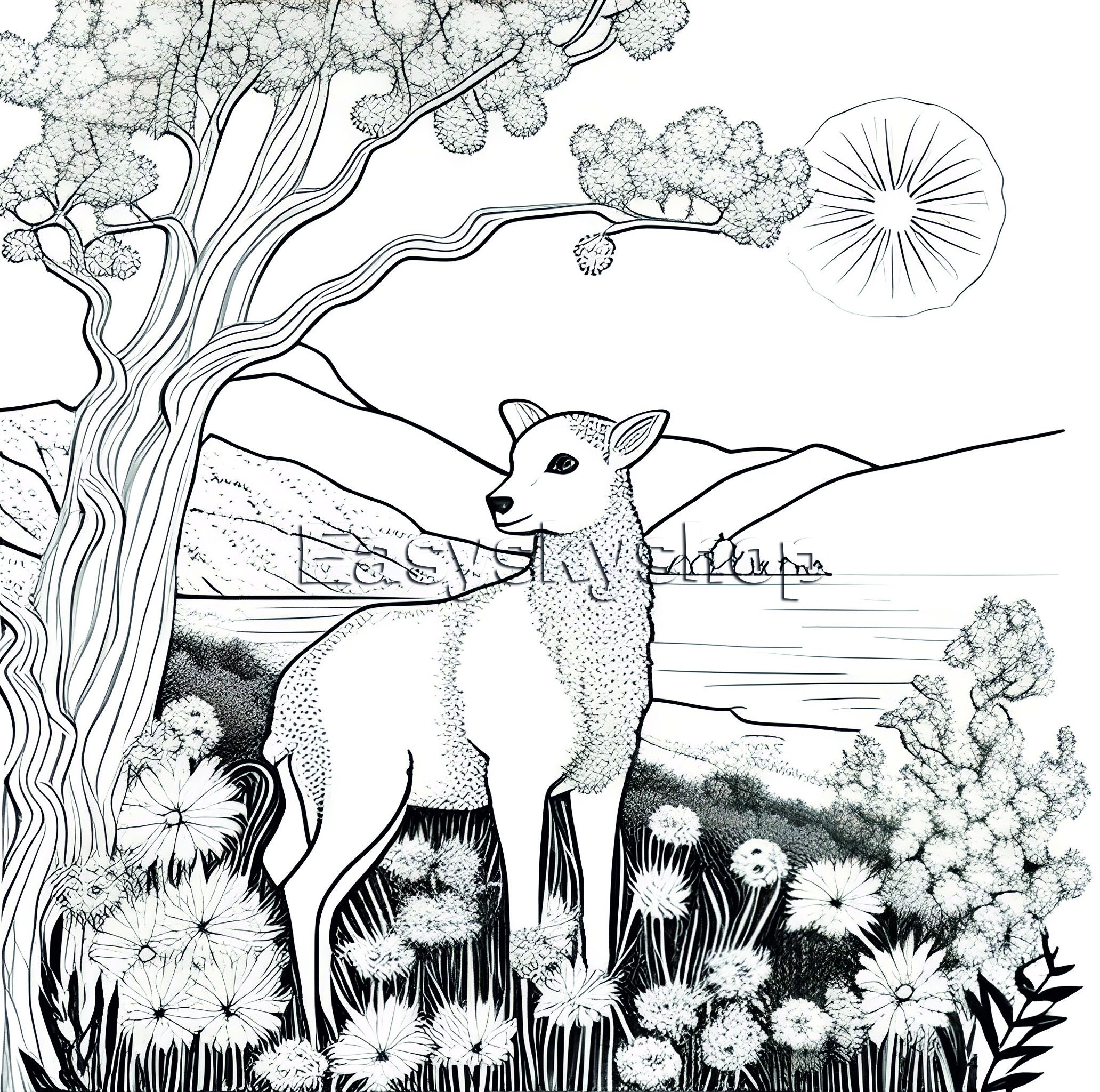 Coloring Pages, the Animal World, 30pages. - Etsy
