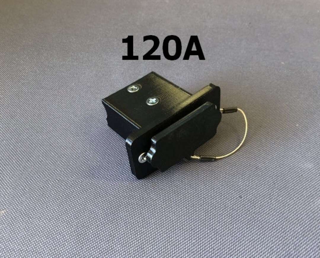 120A Premium Black Anderson SB120 Surface/panel Mount Insect/dust Cap ...