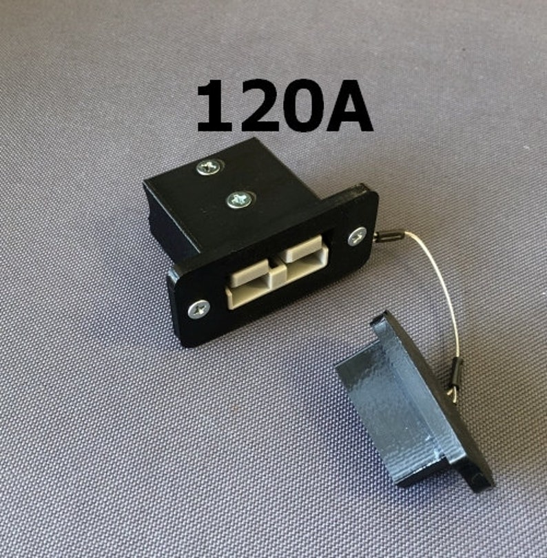 120A Premium Black Anderson SB120 Surface/panel Mount Insect/dust Cap ...
