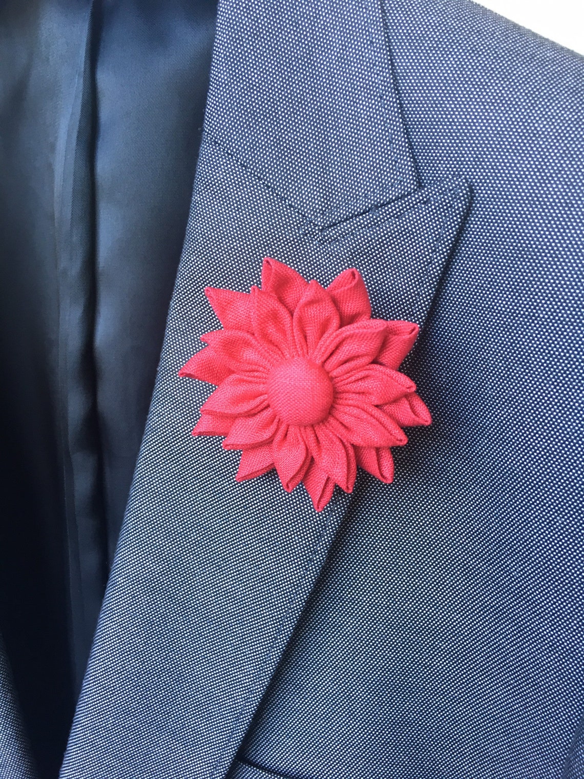 Flower Lapel Pin Wedding Lapel Pin Flower Groomsmen Wedding | Etsy