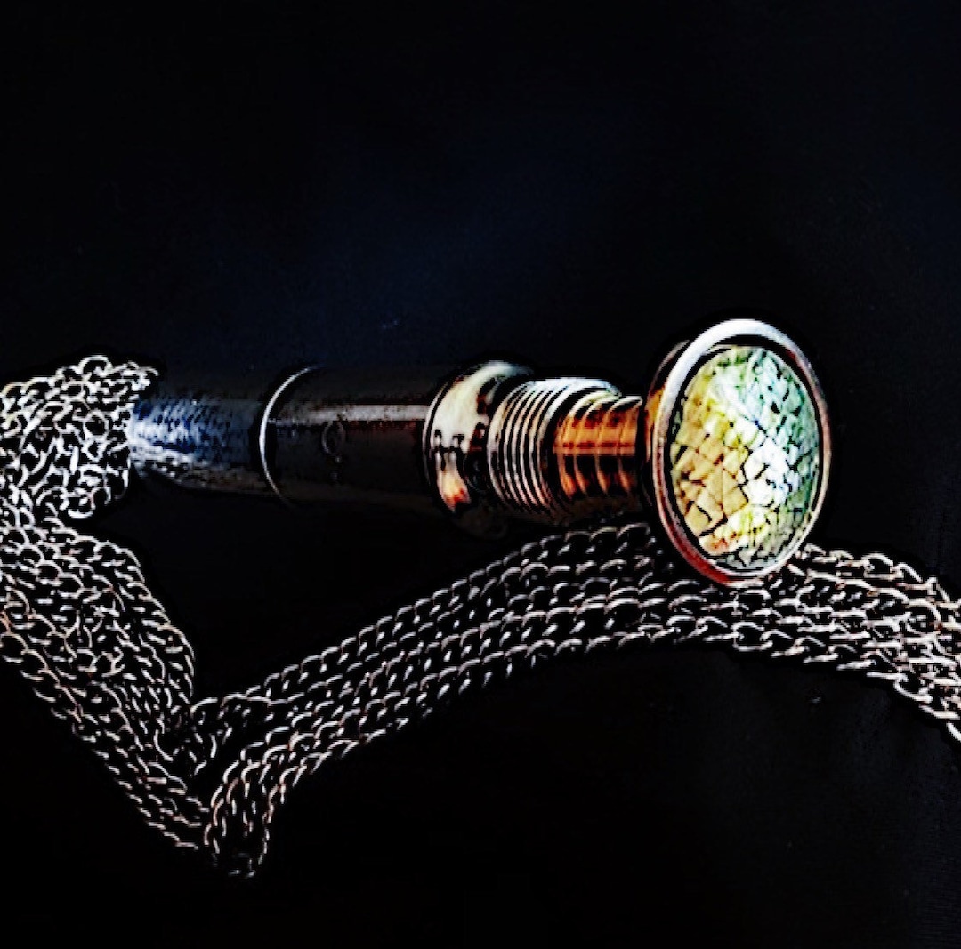 Ltd Edition Flogger Chrome Plate and Brass Chain Teaser Tickler Set ...