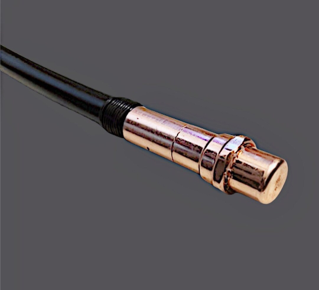 Hard Flex Rubber Cane Baton Copper Handle Flogger Hand Made BDSM ...