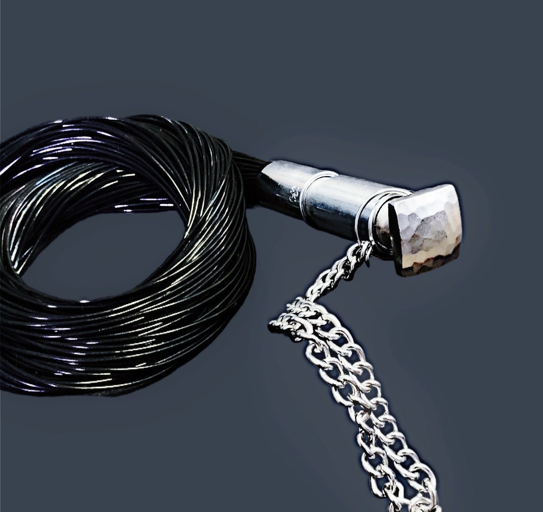 Spanking Flogger Hammered Silver Hand Made BDSM Bondage Adult Toy ...