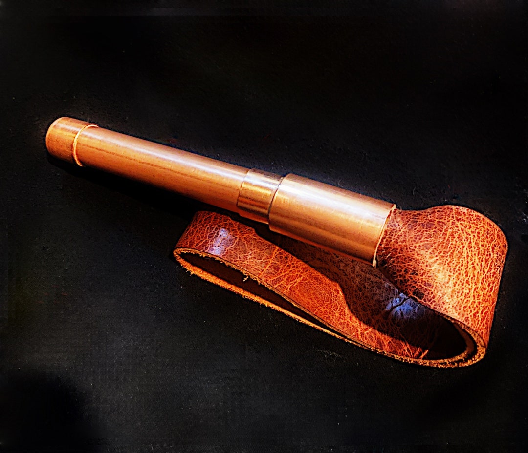 BDSM Genuine Leather Spanking Strap With Full Copper Handle Impact Play ...