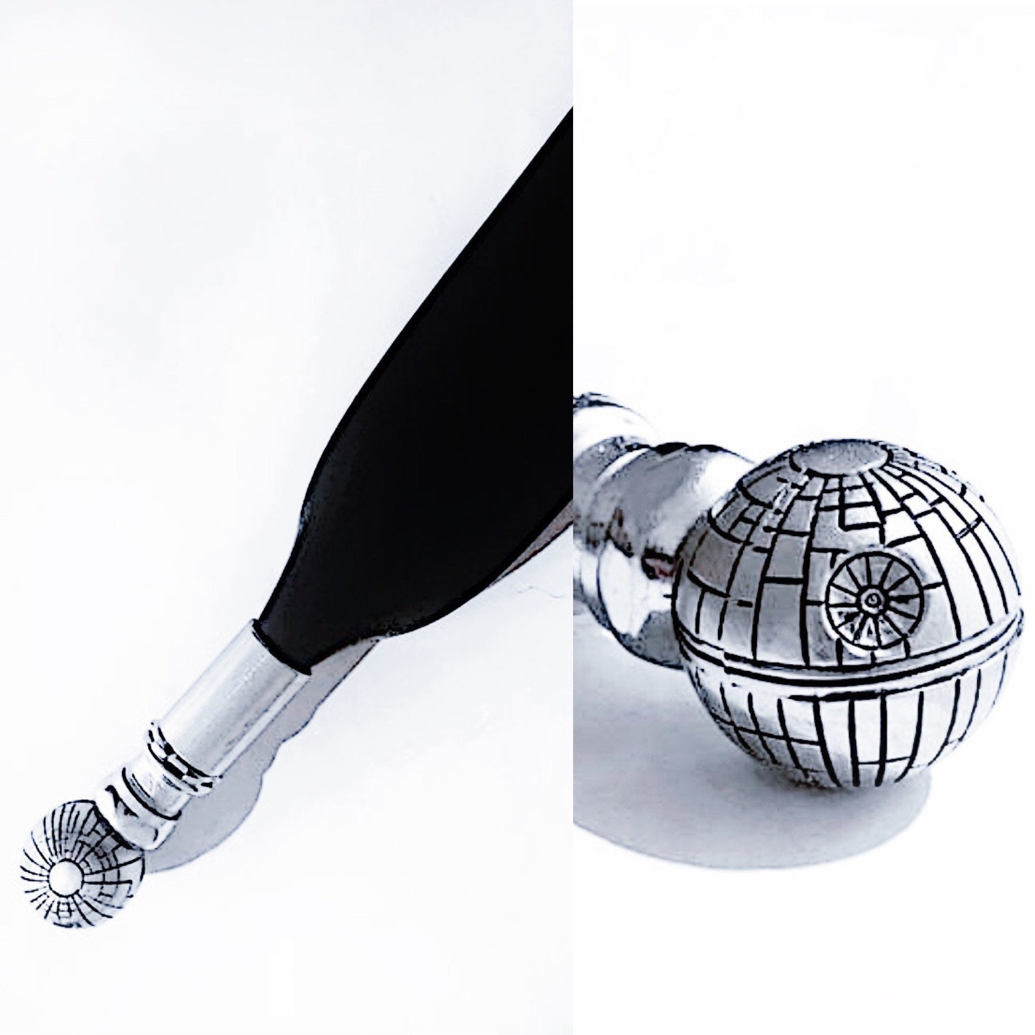 Star Wars Spanking Paddle Death Star Impact Play Bdsm Gear Etsy