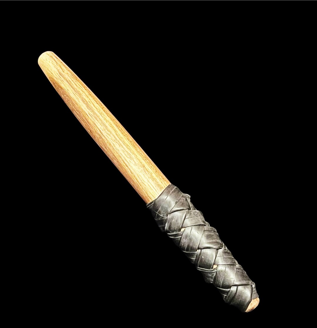 Wood Paddle Baton Full Set Spanking Flogger Hand Made BDSM Bondage ...