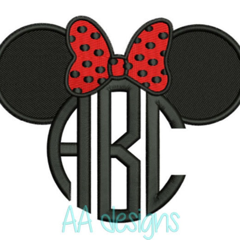 Mickey Monogram - Etsy