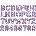 Baseball Applique Embroidery Digital Font. Embroidery Alphabet Baseball ...