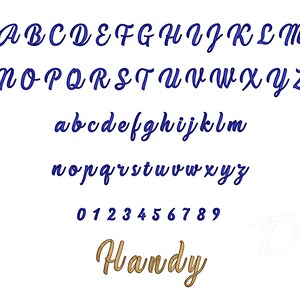 Handy Embroidery 3D Font. Machine Embroidery 3D Puff Alphabet. BX ...