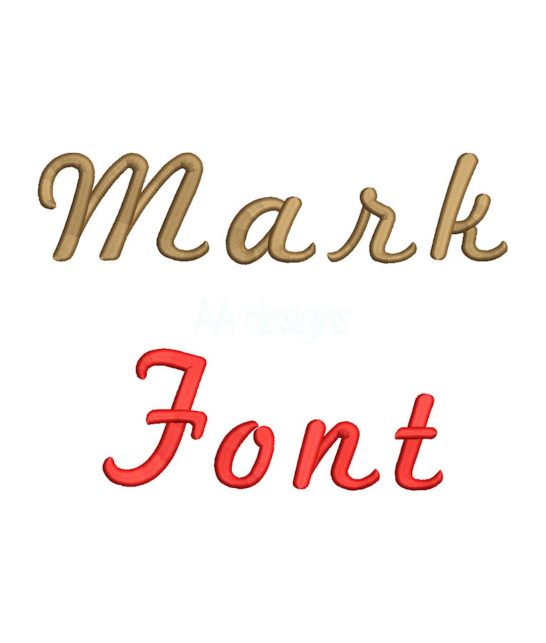Mark 3D Embroidery Font. Machine Embroidery 3D Puff Alphabet. BX Format ...