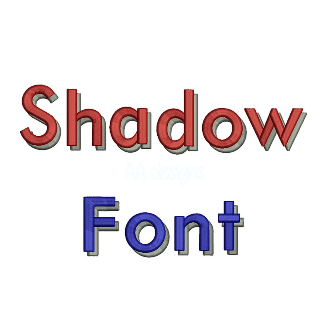 Shadow 3D Embroidery Font. Machine Embroidery 3d Puff Foam Alphabet. BX ...