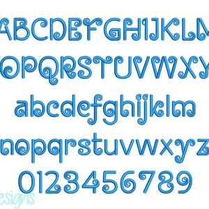 Snail Mood Embroidery Digital Font. Snail Embroidery Font. Machine ...