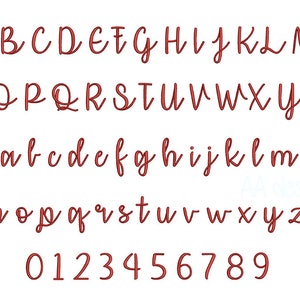 Affection 3d Embroidery Font. Machine Embroidery 3d Puff Foam Alphabet ...