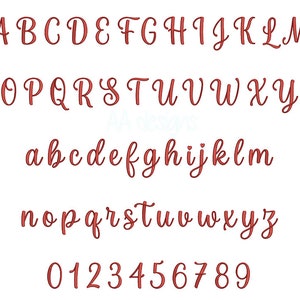 Joseph 3D Embroidery Font. 3D Puff Foam for Machine Embroidery Letters ...