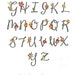 Flower Embroidery Font. Machine Embroidery Alphabet With Flowers. BX ...
