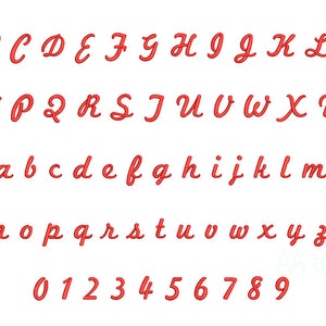 Mark 3D Embroidery Font. Machine Embroidery 3D Puff Alphabet. BX Format ...