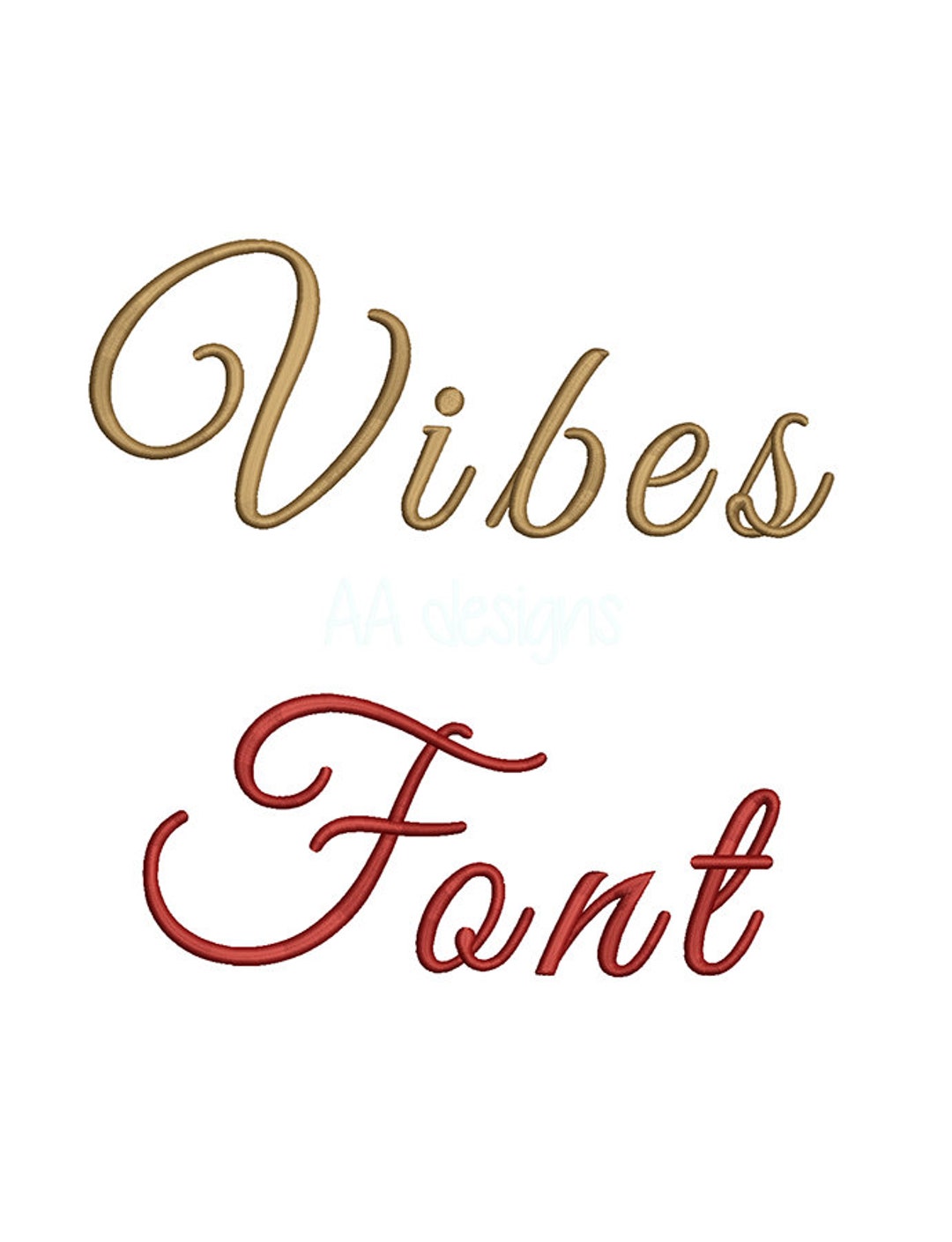 Vibes 3D Embroidery Font. Machine Embroidery 3D Puff Alphabet. BX ...