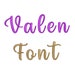 Valentina 3D Puff Embroidery Font. Valentina 3D Foam Embroidery ...