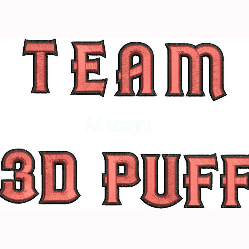 3d Puff Embroidery - Etsy