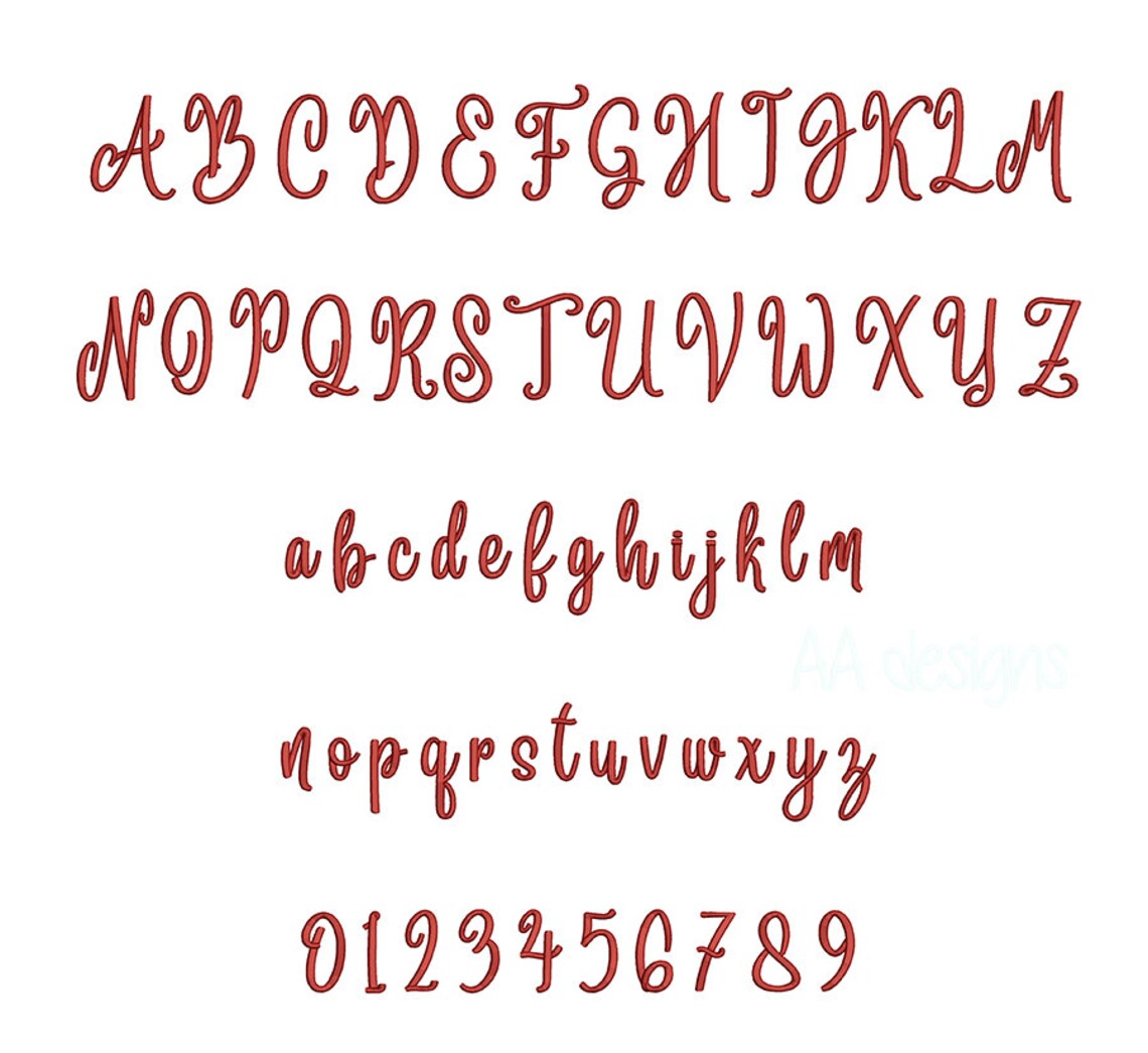 Angel 3d Puff Embroidery Font. Machine 3d Puff Foam Alphabet. BX Format ...