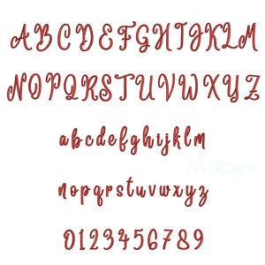 Angel 3d Puff Embroidery Font. Machine 3d Puff Foam Alphabet. BX Format ...