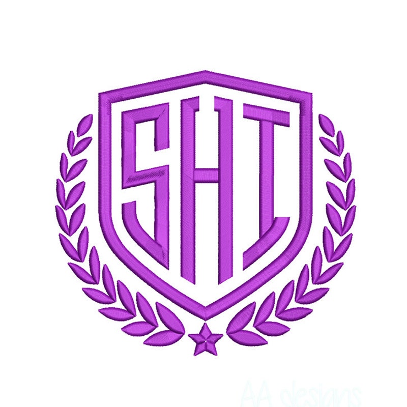 Monogram Shield - Etsy