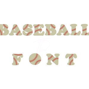 Baseball Embroidery Font. Machine Baseball Embroidery. 3 Sizes. BX ...