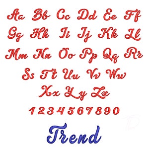 Trend Embroidery 3D Font. Machine Embroidery 3D Puff Foam Alphabet. BX ...