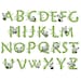 Bamboo Panda Embroidery Font. Machine Embroidery Alphabet With Bamboo ...