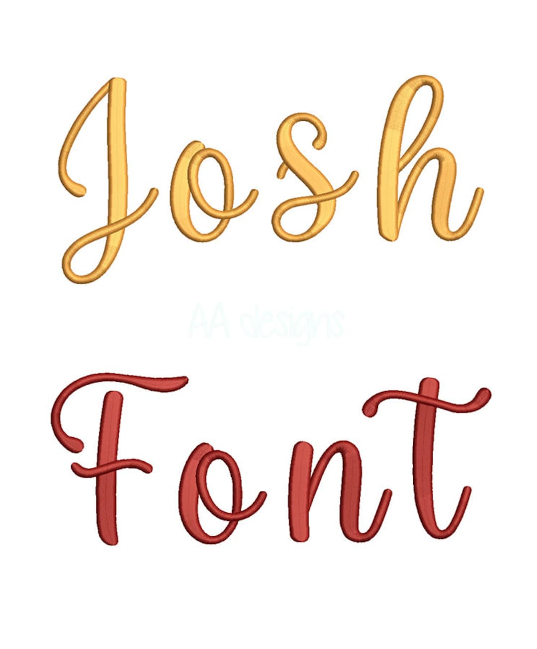Joseph 3D Embroidery Font. 3D Puff Foam for Machine Embroidery Letters ...