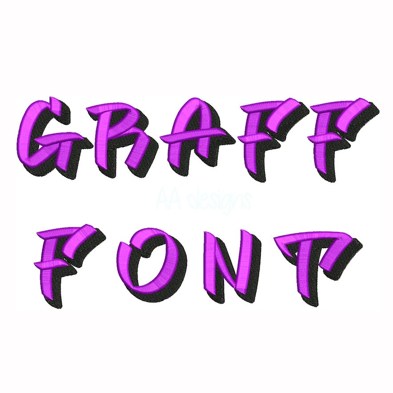 Graffiti Embroidery - Etsy