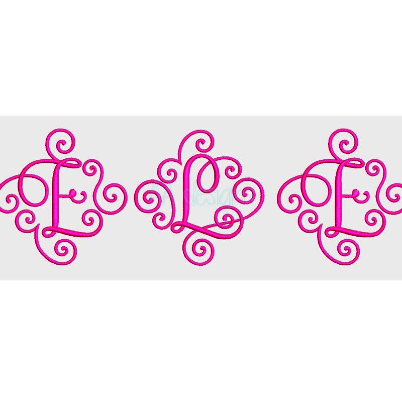 Scroll Monogram - Etsy