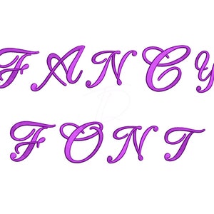 Fancy 3D Puff Embroidery Font. 3D Foam Alphabet for Embroidery. BX ...