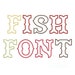 Fishtail Applique Embroidery Font. Applique Alphabet for Embroidery. BX ...