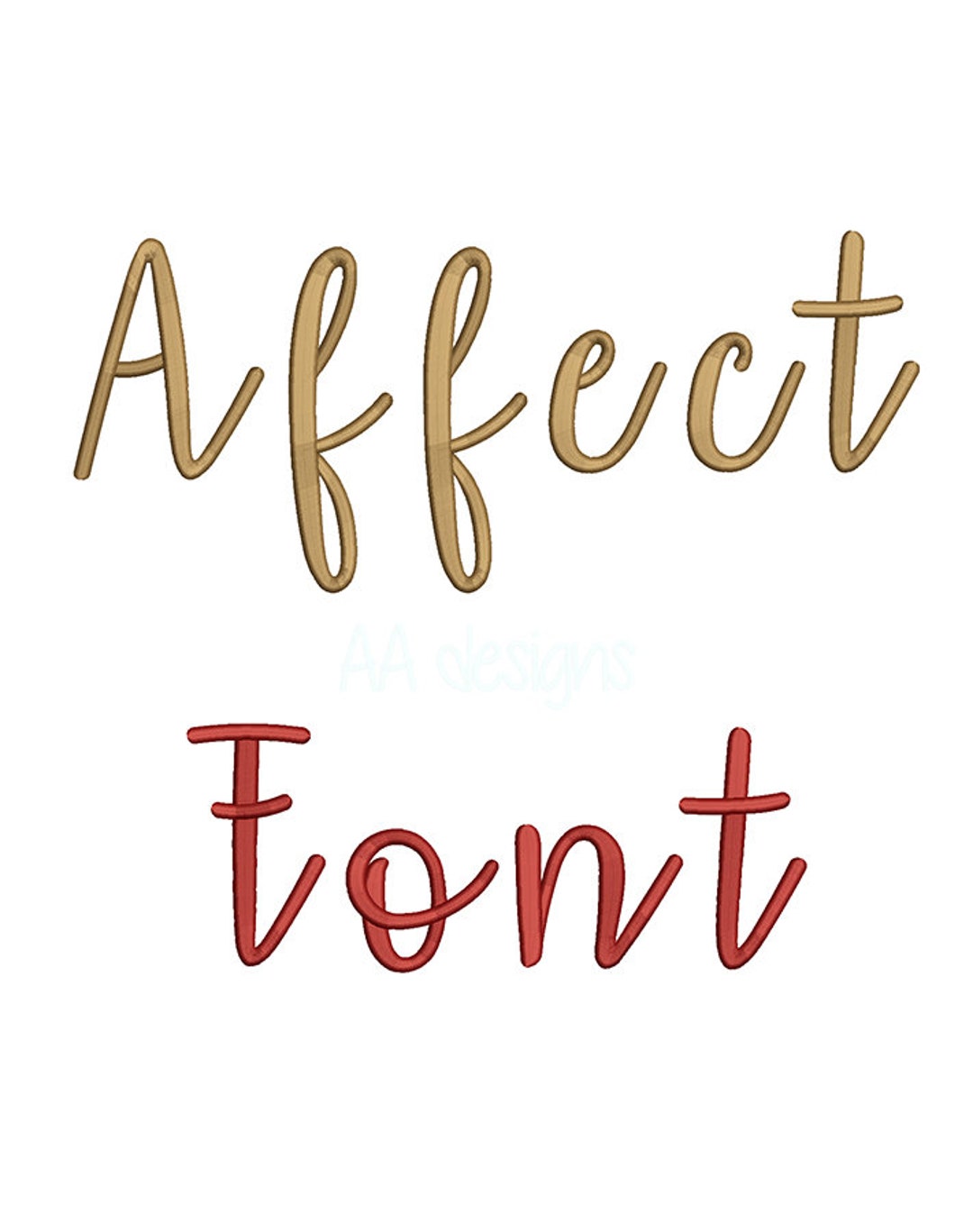 Affection 3d Embroidery Font. Machine Embroidery 3d Puff Foam Alphabet ...