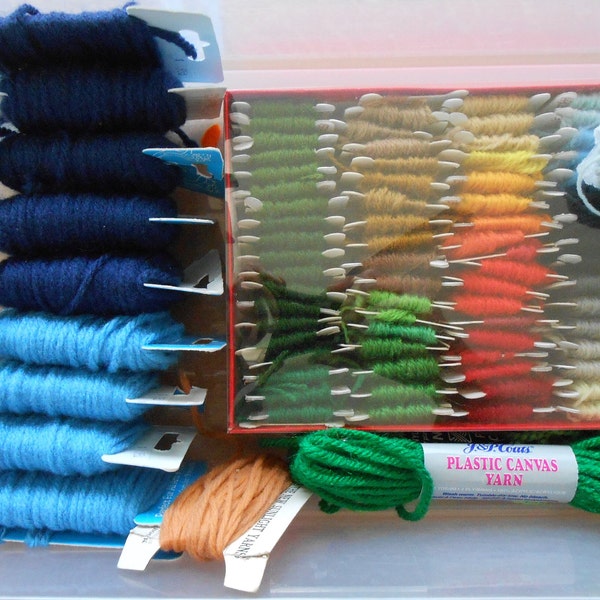 Plastic Canvas Yarn - Etsy