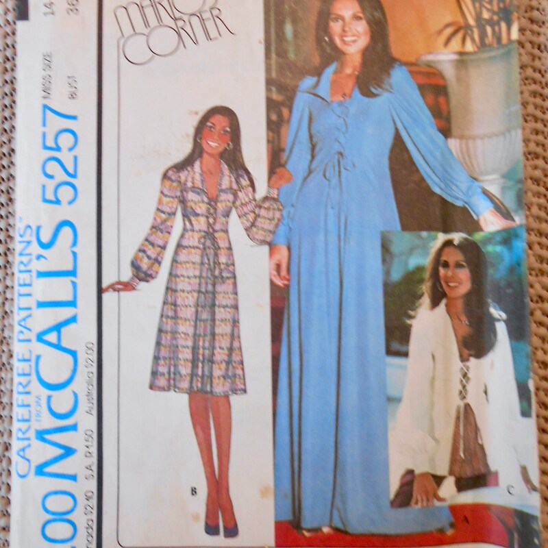 Marlo Thomas Pattern - Etsy