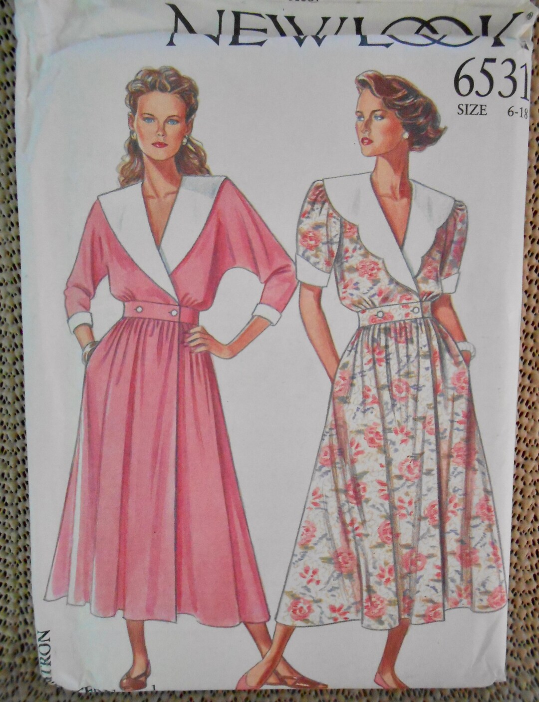 Vintage Uncut New Look 6531 Misses Dress, Size 6-18, Sewing Pattern - Etsy